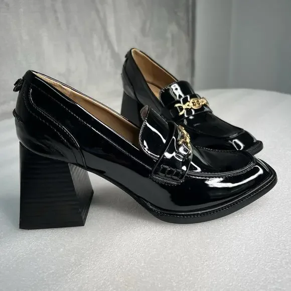 Sam Edelman | Shoes | Sam Edelman Quincy Black Patent Leather Block ...